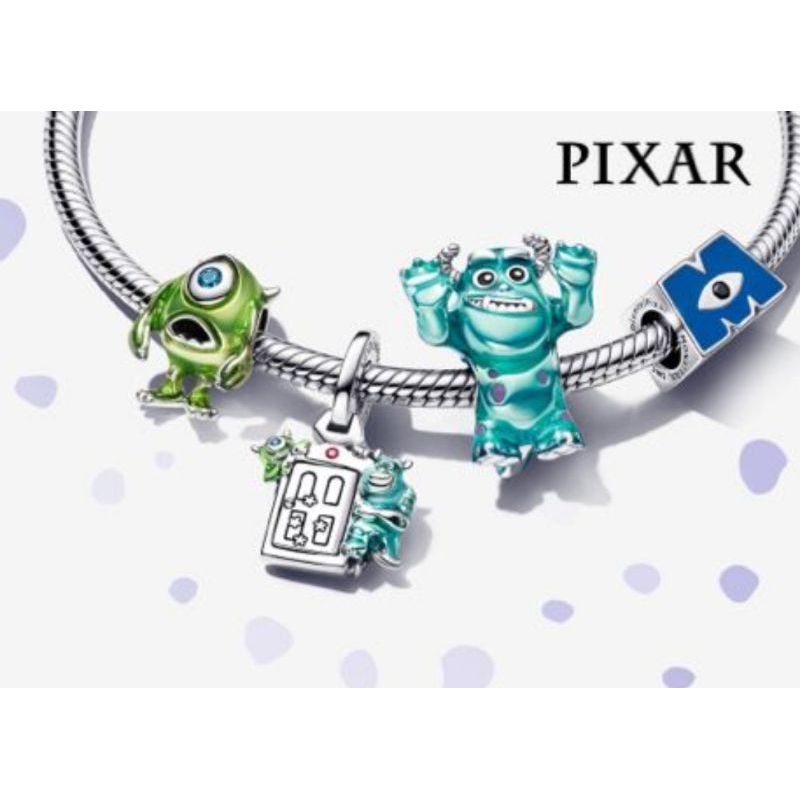 (ของแท้100%) Pandora silver disney charm monsters pixar | Shopee Thailand