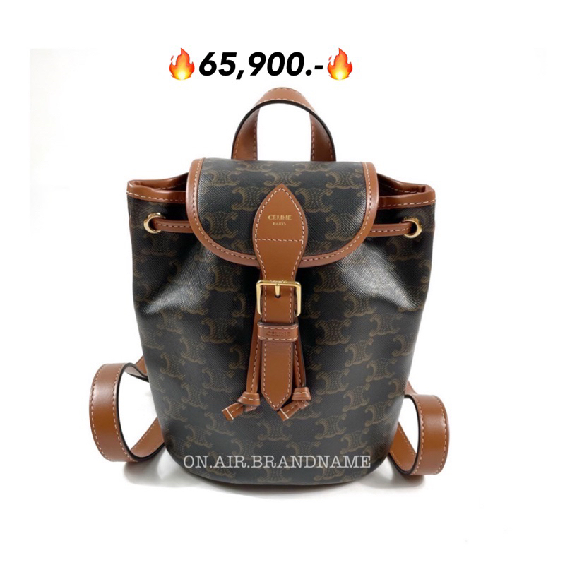 New celine mini backpack folco สวย ราคาดีงามมาก | Shopee Thailand