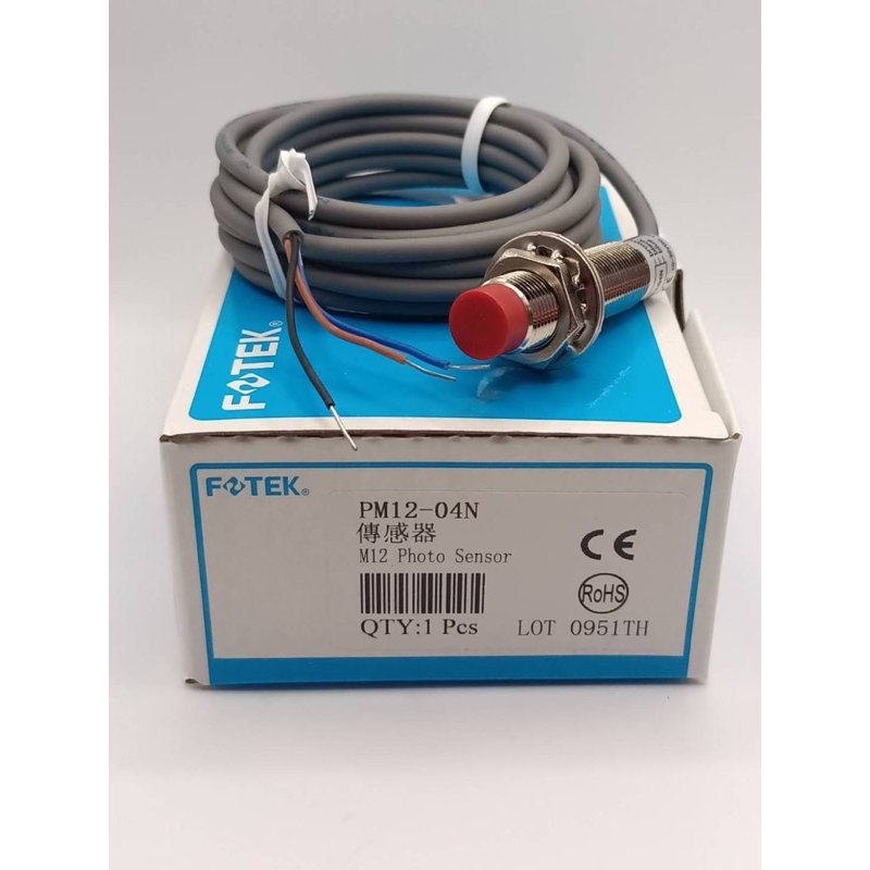 PM12-04N หัว 12MM จับโลหะ ระยะจับ 4MM 3 สาย NPN NO ไฟ 10-30VDC 390฿ร้านในไทย | Shopee Thailand