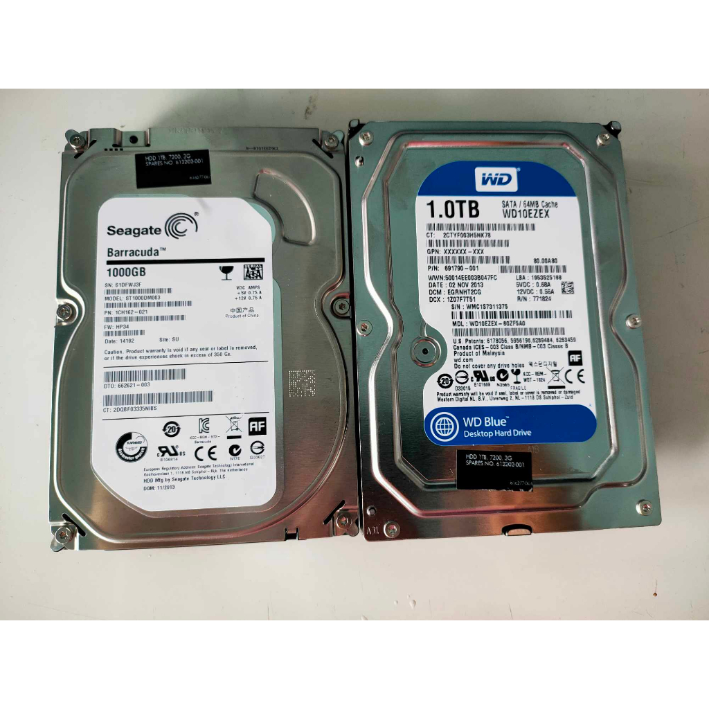 HDD PC 1000Gb. คละยี่ห้อ สวยใส่ ทุกลูก ใช้งานปกติ ไม่สี ไม่แบค สินค้า ...
