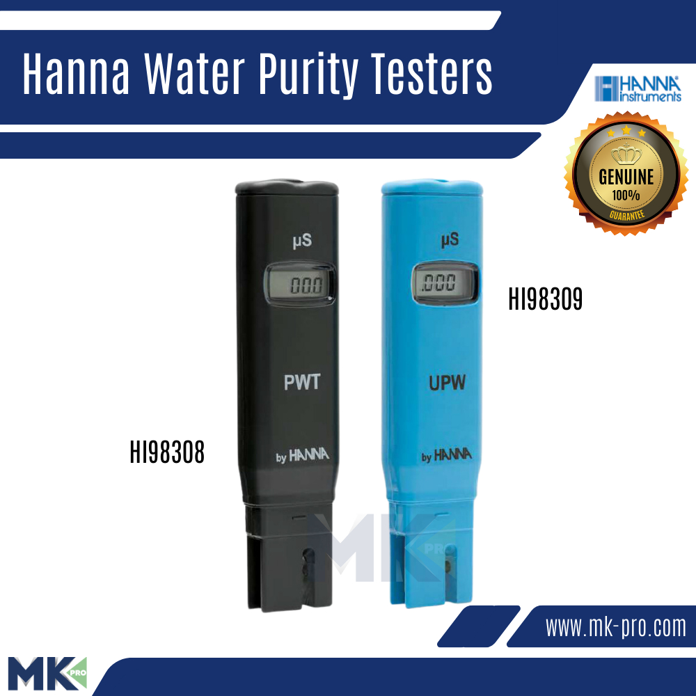 ็Hanna เครื่องวัดค่าการนำไฟฟ้า สำหรับน้ำบริสุทธิ์ รุ่น HI98308 , สำหรับ ...