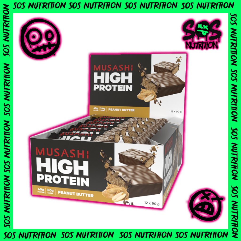 MUSASHI HIGH PROTEIN BAR 45g | Shopee Thailand