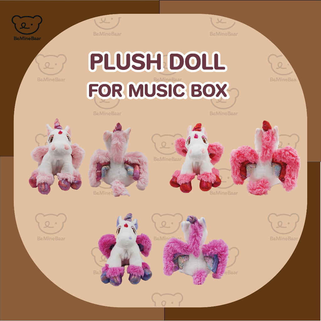 Plush Doll For Music Box ตุ๊กตากล่องดนตรีม้ายูนิคอน | Shopee Thailand