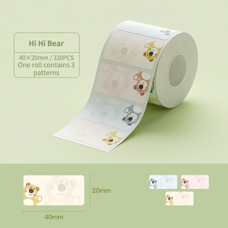 NIMBOT B21/B1/B3S สติกเกอร์ป้ายสัตว์น่ารัก กระดาษ สติ๊กเกอร์ชื่อ กันน้ำ ...