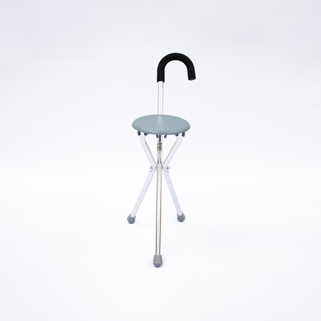 YAMADA ไม้เท้าช่วยเดิน สามารถกางเป็นที่นั่งได้ รับน้ำหนักได้ถึง 100 kg รุ่น WS05 | Shopee Thailand