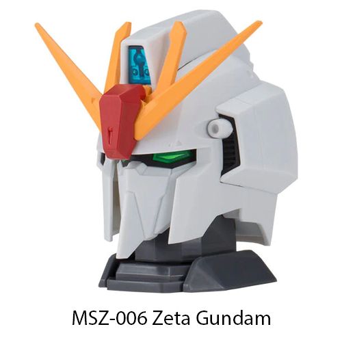[เลือกแบบได้] BANDAI กาชาปอง กันดั้ม Z Gundam EXCEED MODEL ZETA HEAD ...