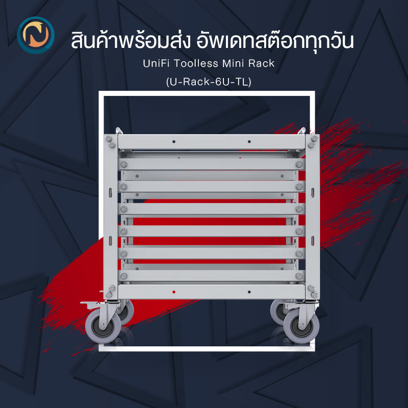 Ubiquiti Toolless Mini Rack 6U-sized device rack Model: U-Rack-6U-TL ...