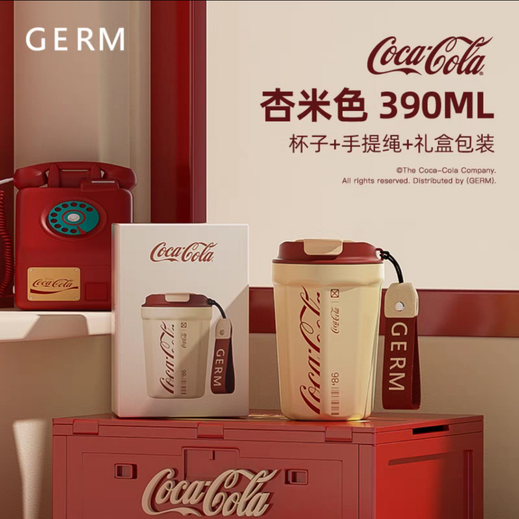 แก้วโค้กสแตนเลส ลิขสิทธิ์แท้! GERM x Coca-Cola สไตล์ วินเทจ เก็บได้ทั้ง ...