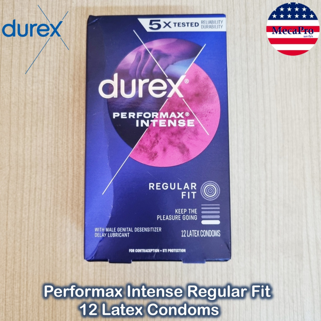 Durex® Performax Intense Ribbed 56 mm Condoms ดูเร็กซ์ | Shopee Thailand
