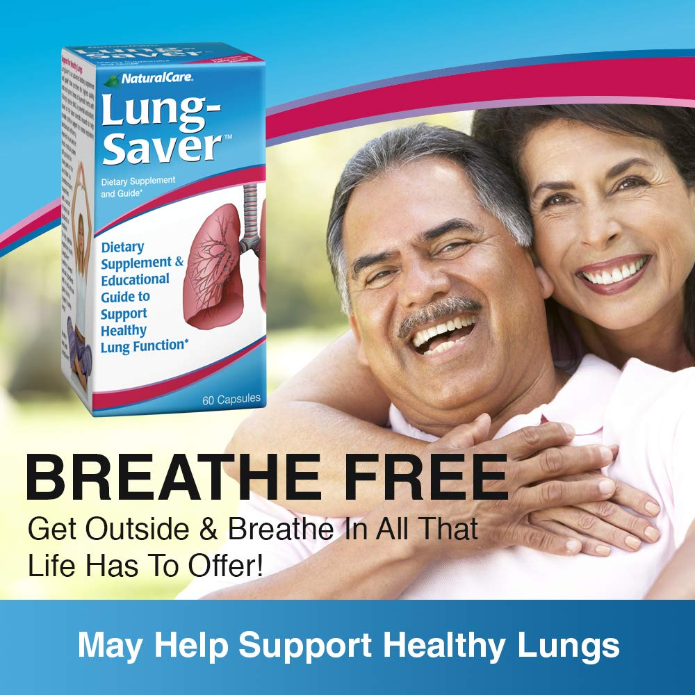 สนับสนุนสุขภาพปอดและระบบทางเดินหายใจ NaturalCare, Lung-Saver, 60 ...