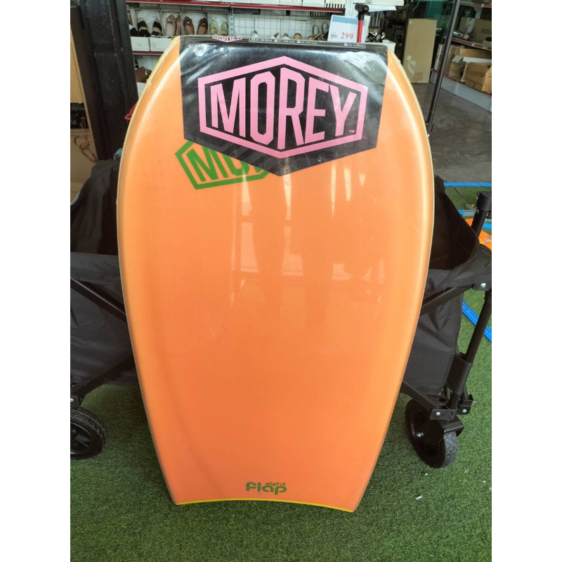 ส่งฟรี Morey BodyBoard Flap – 8 เขียว-ส้ม ขนาด 38 " กระดานบอดี้บอร์ด ...