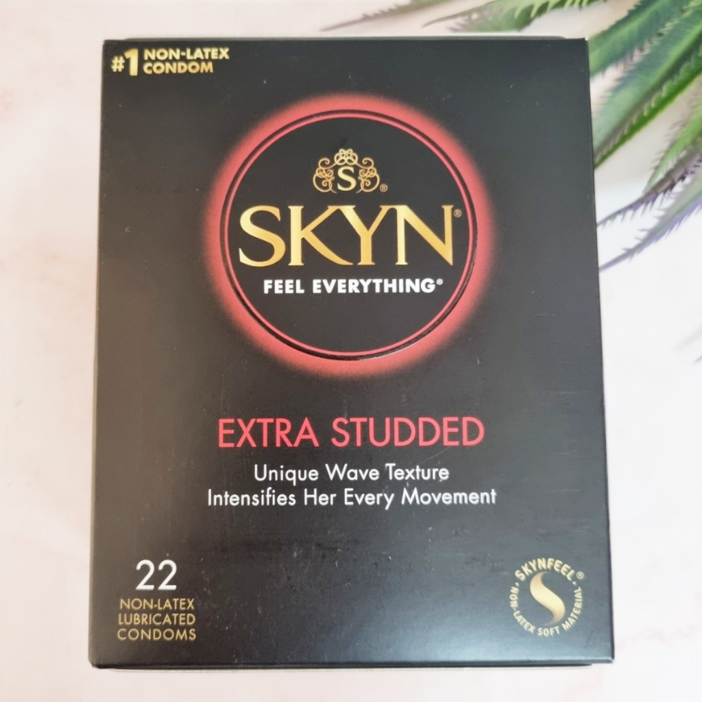 [SKYN®] Feel Everything, Extra Studded 22 Non Latex Lubricated Condoms ...