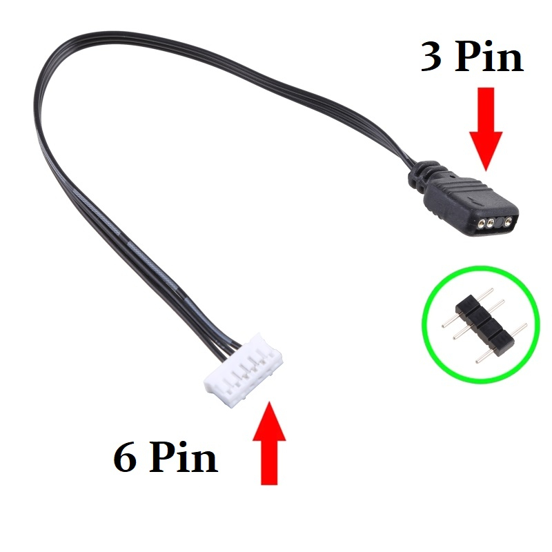 สายแปลง RGB HUB 6 Pin/4 Pin > 3 Pin สำหรับกล่อง Coolmoon | Shopee Thailand