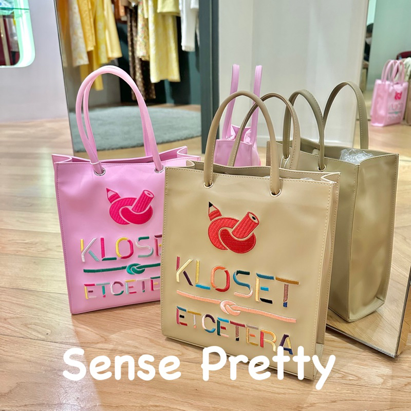Kloset กระเป๋าของแท้จากshop ของใหม่ ️รุ่น Tote ปักLogo | Shopee Thailand