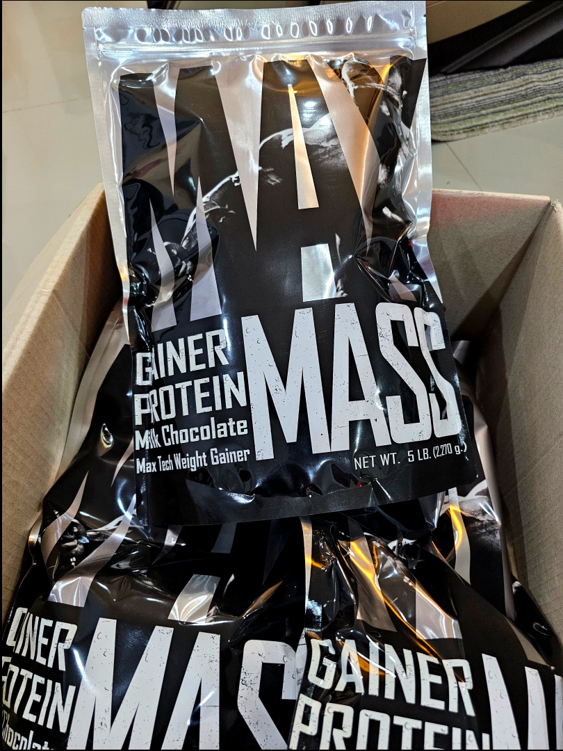 MAX MASS ขนาดใหญ่ 5.LBS สูตรเพิ่มกล้ามเนื้อ กล้ามเนื้อไวขึ้น1000% ...