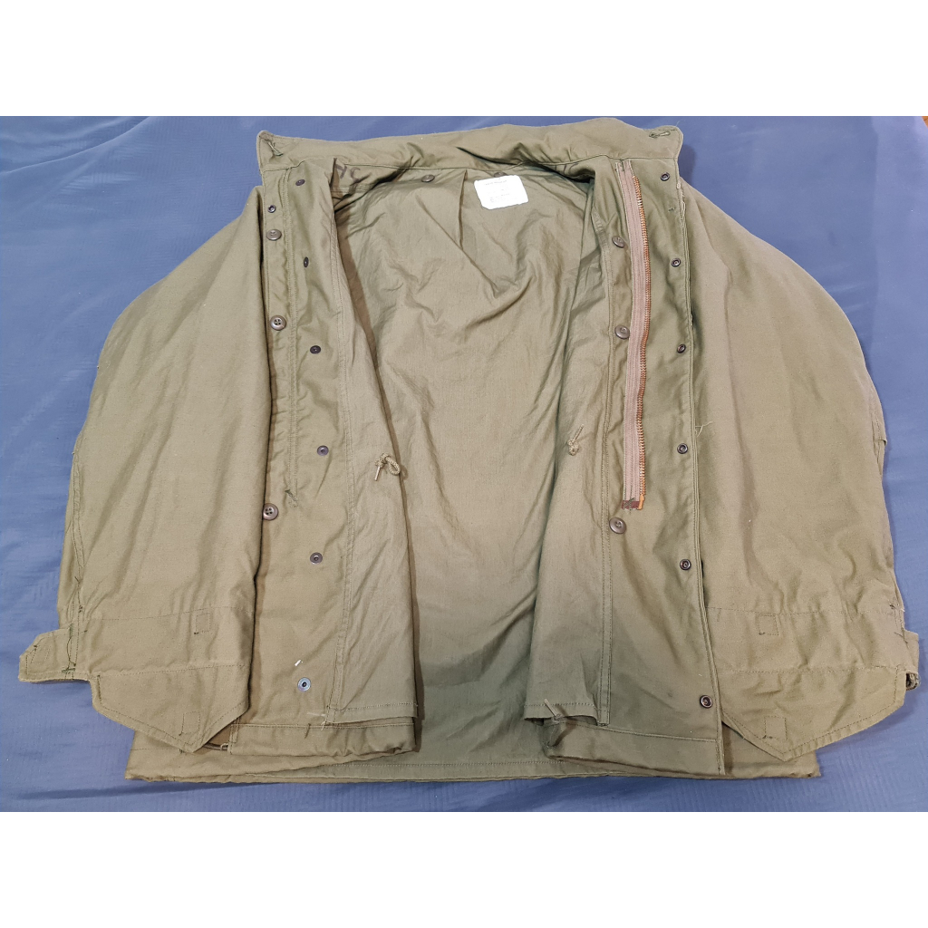 Vintage Us Army M-1965 M65 Field Jacket 1974 Size Large Regular Nos ...
