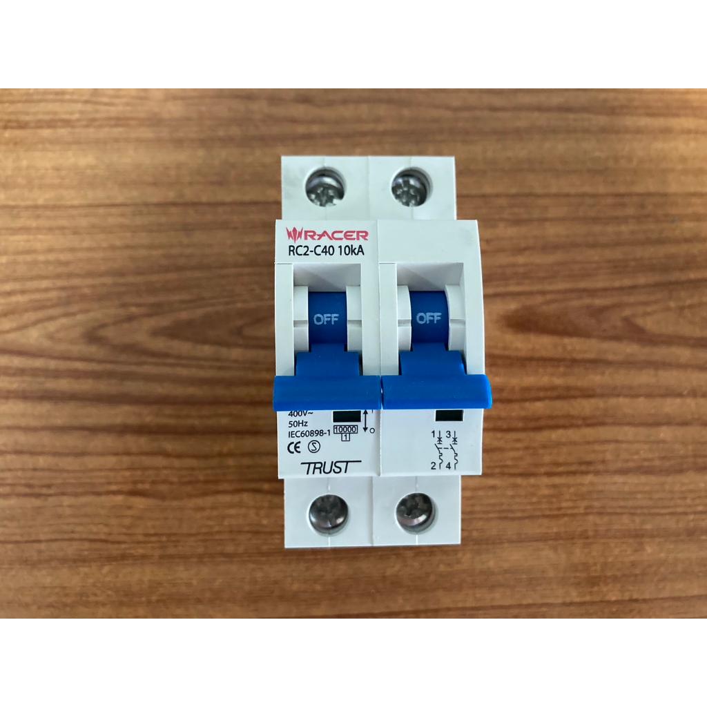 เมนเซอร์กิตเบรกเกอร์ MAIN CIRCUIT BREAKER 2P IC 10kA (32A , 40A , 50A ...