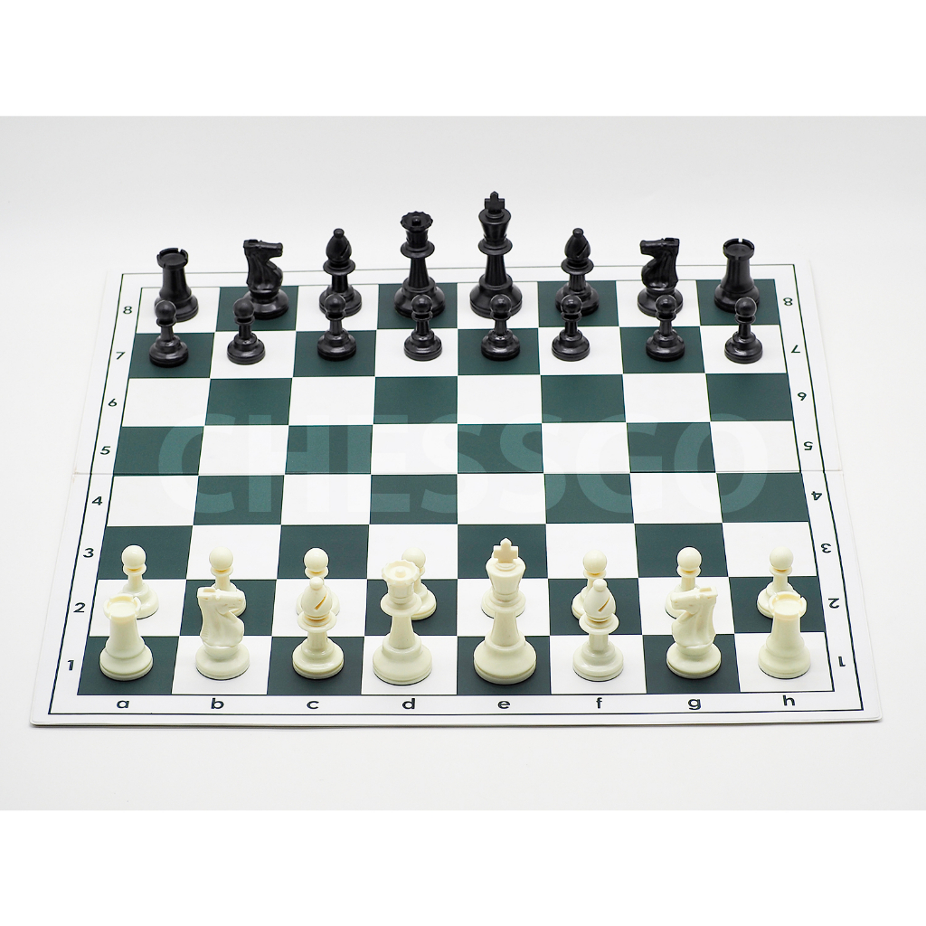 [Super Chess] ชุดหมากรุกสากลมาตรฐาน Standard Club Chess Set (PU Board ...