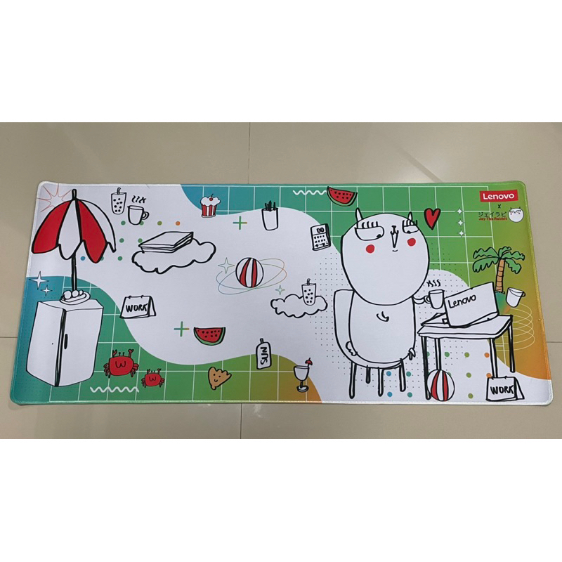 แผ่นรองเม้าส์เจ้ต่าย Lenovo X Jay The Rabbit Desk Mat ขนาด 40 x 89 cm ...