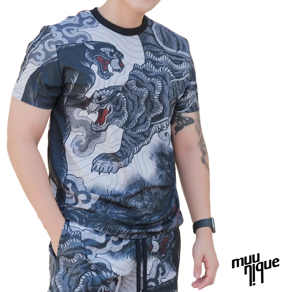 MUUNIQUE JP.T-shirt เสื้อยืด รุ่น JP King Forest | Shopee Thailand