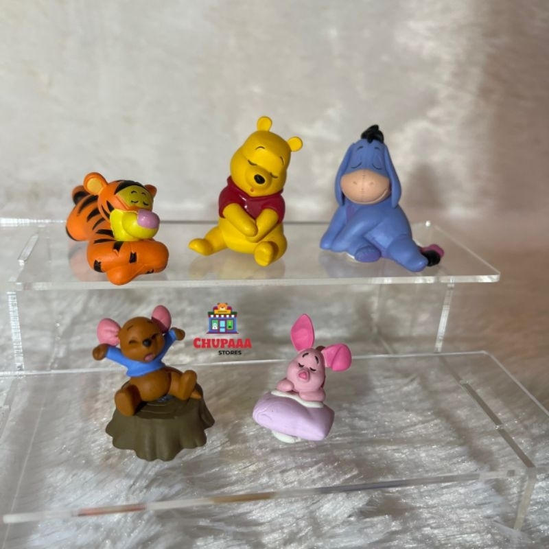 ครบเซ็ต Disney Winnie the Pooh Sleeping Mini Figure Collection ฟิกเกอร์ ...