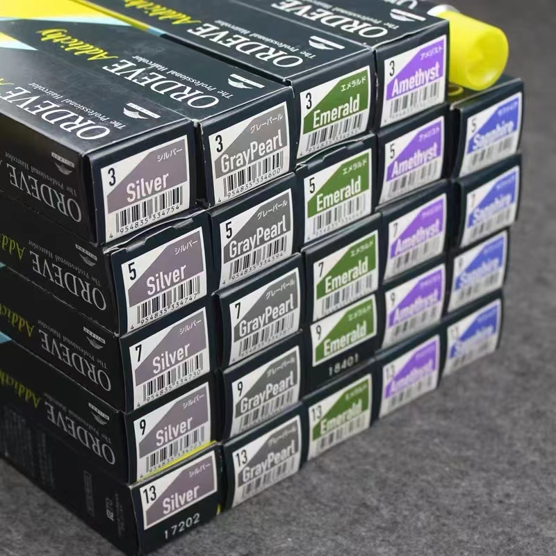 Janpan Milbon ORDEVE / ADDICTHY 80ml Hair Pearl Gray / Gem Green / Blue / Crystal Purple ...