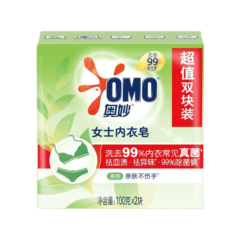 สบู่สำหรับชุดชั้นใน ตรา OMO ล้างแบคทีเรียได้ 99% 100กรัม*2ชิ้น 奥妙内衣皂 ...