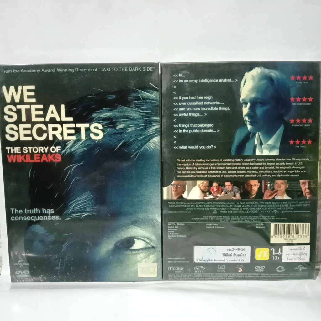 Media Play DVD We Steal Secrets: The Story Of Wikileaks/วิกิลีคส์ เว็บ ...