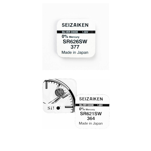 ถ่านนาฬิกา SEIZAIKEN Seiko 364,377,SR621SW,SR626SW 1.55V ของแท้ แบ่ง ...