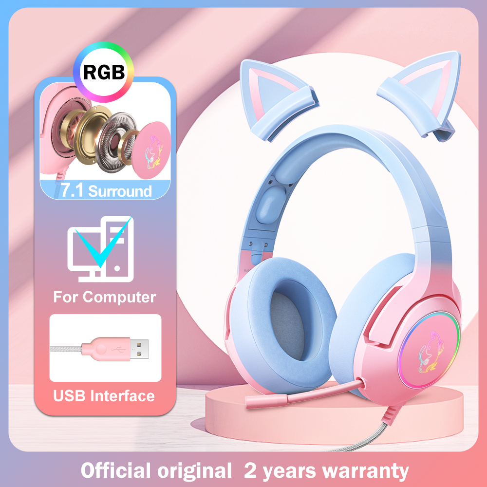 ONIKUMA K9 gradient blue Gaming Headset หูฟัง หูฟังมือถือ หูฟังเกมมิ่ง ...