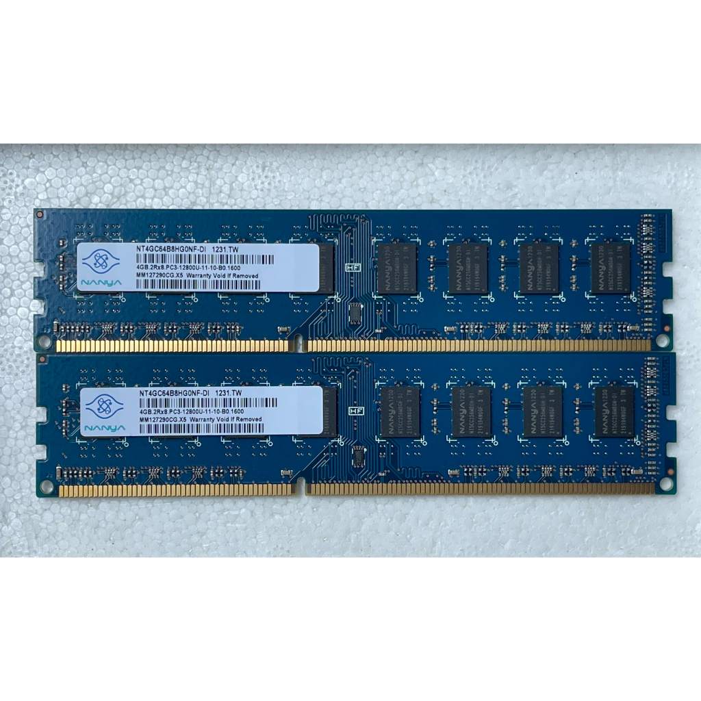 แรม พีซี 4GB 2Rx8 PC3-12800U-11-10 NANYA มือสอง | Shopee Thailand