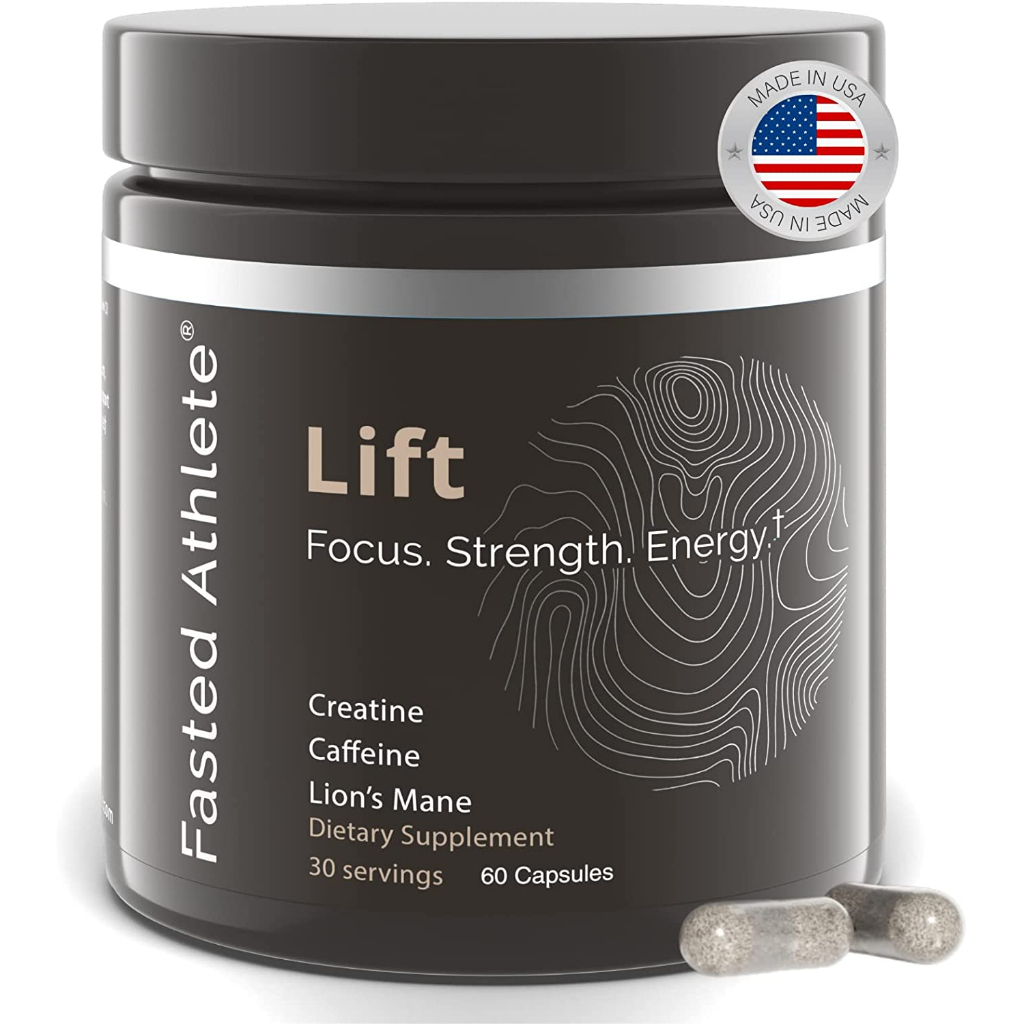 Fasted Athlete – Lift – Daily Energy Supplement, Organic Lion’s Mane ...