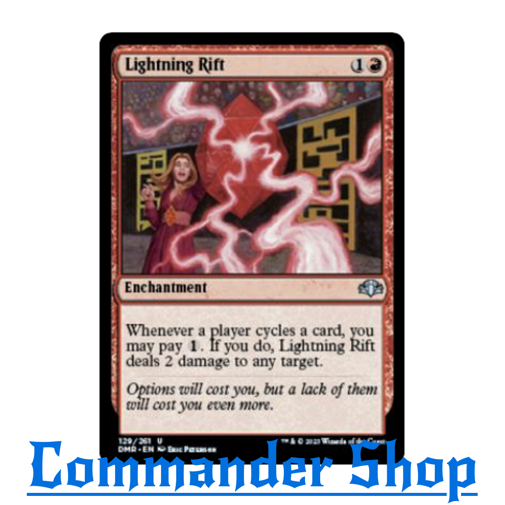 Lightning Rift (Enchantment) Red Mv2 Cycle Deal การ์ดเกม Magic The ...