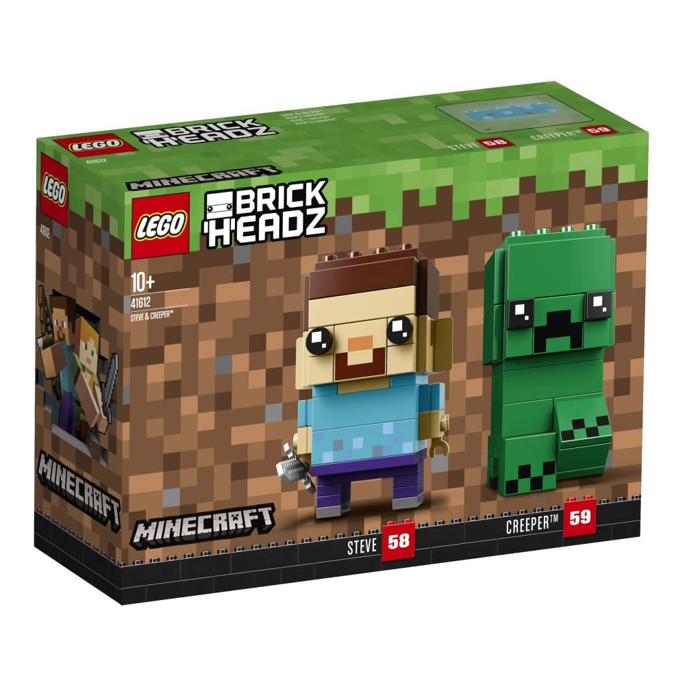 41612 : LEGO BrickHeadz Minecraft Steve & Creeper | Shopee Thailand