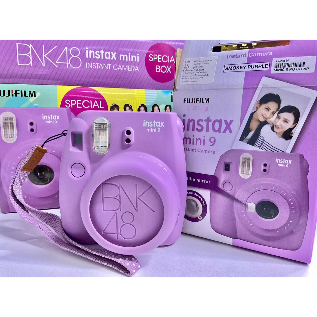 กล้อง Fujifilm Instant รุ่น instax mini 9 (Edition รุ่น BNK48) สีม่วง ...