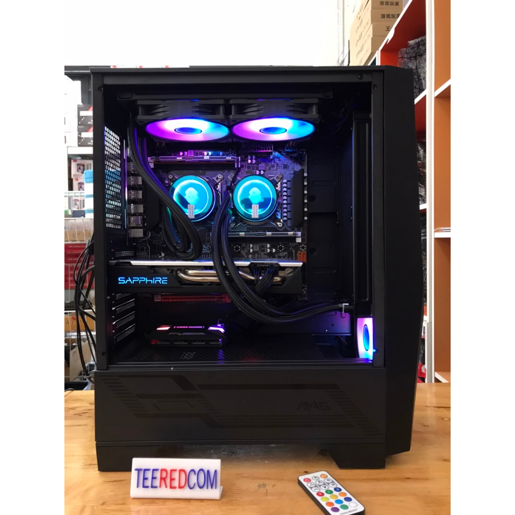 คอมประกอบ2CPU dual cpu INTEL Xeon E5 2697v2 X2 24c/48t. 2.7-3.5ghz Ram ecc16- 64gb Vga4 - 8GB ...