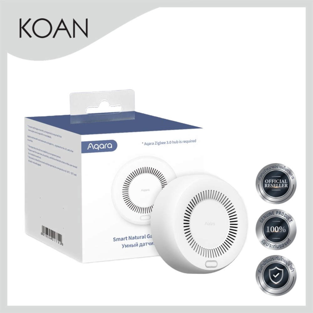 Aqara Smart Natural Gas Detector อุปกรณ์แจ้งเตือนแก๊สรั่ว | Shopee Thailand