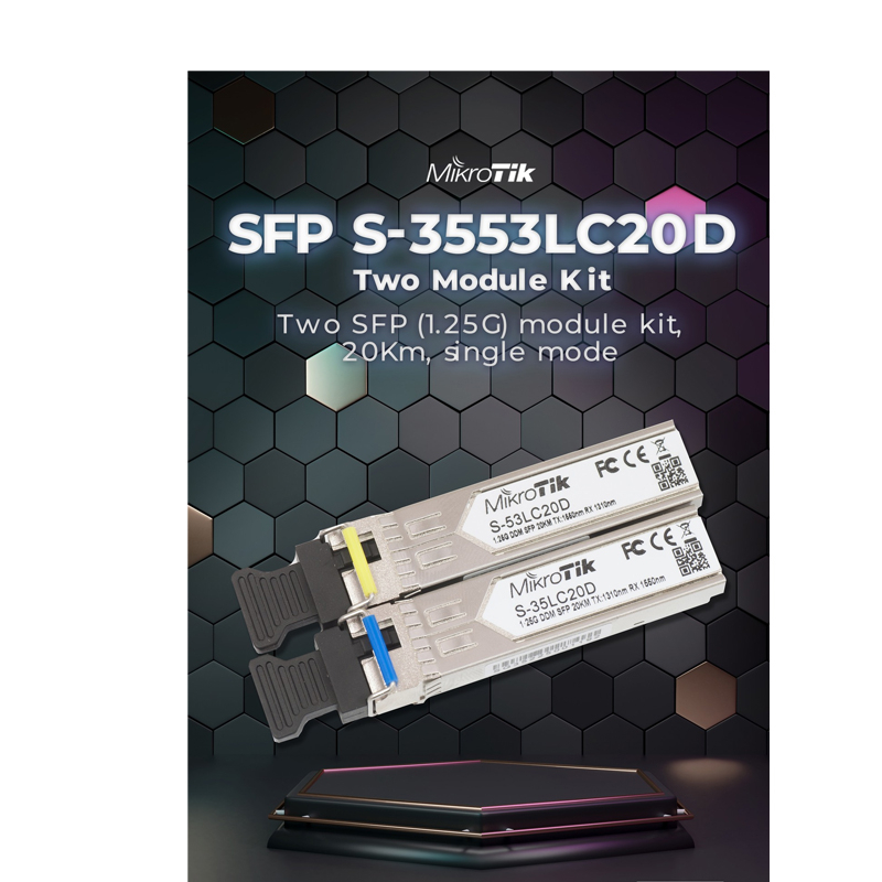 Mikrotik SFP S-3553LC20D Two Module Kit | Shopee Thailand