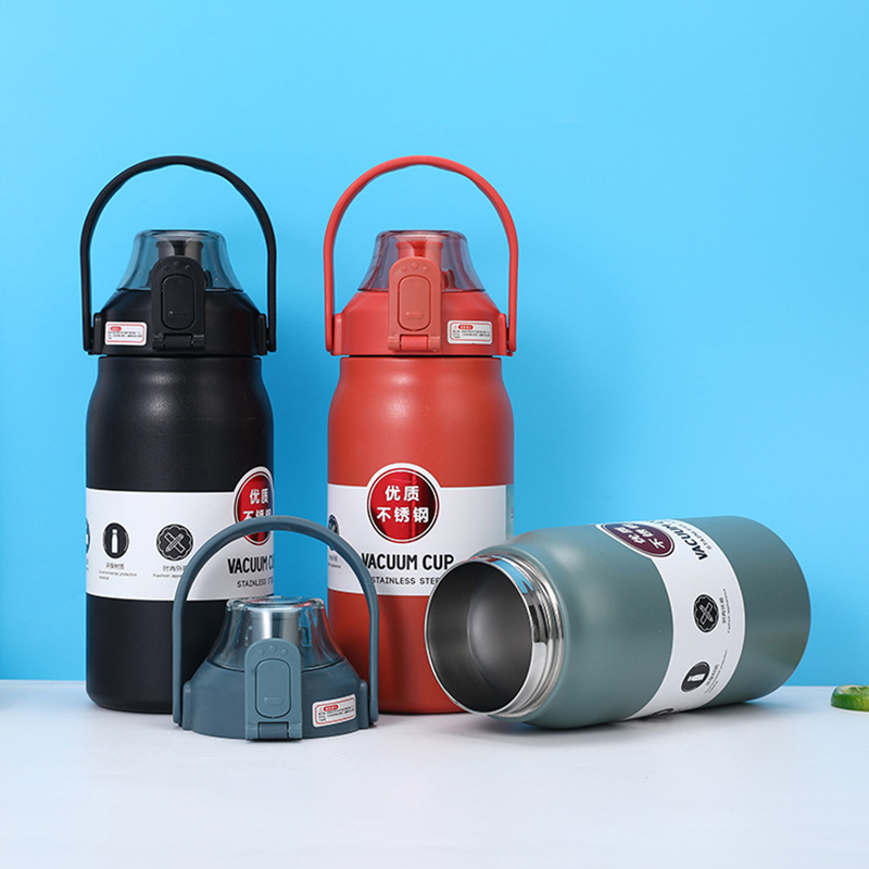 J072 กระติกน้ำ ขวดนำ้ 1.3L/800ml/1.7L แท้งค์สแตนเลส 316 กระติกน้ำเก็บความร้อน | Shopee Thailand