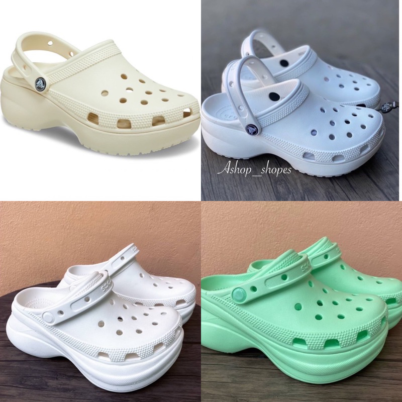 NEW!รองเท้าแตะ C-ocs Classic Bae Clogs (ส้นสูง) สุดชิคน่ารักฝุดๆ ไซส์ ...