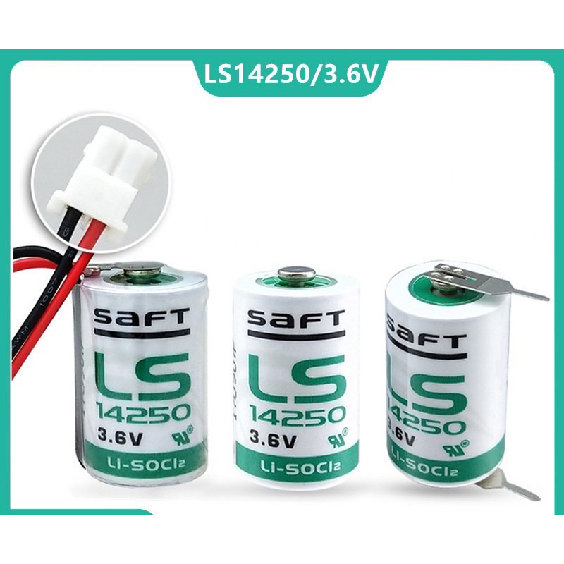Ls14250 แท้ ถ่าน แบตเตอรี่ Lithium พร้อมส่ง LS14250 3.6V 1/2AA | Shopee ...