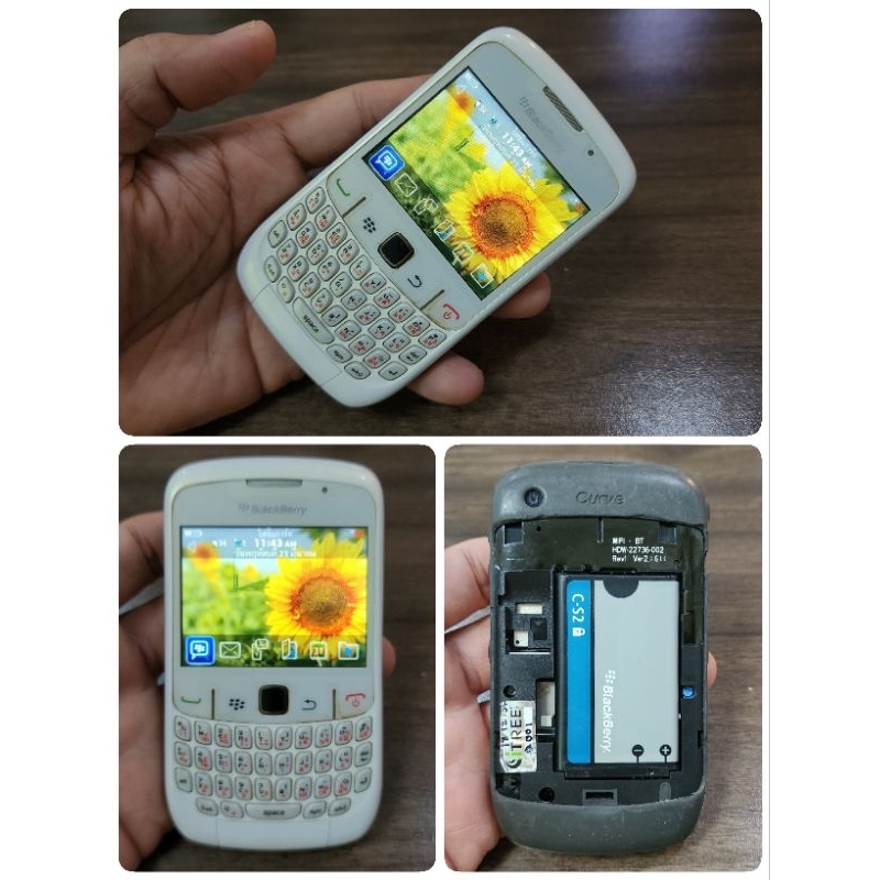 Blackberry 8250 ใช้โทรออก/รับสาย กล้องได้ใช้งานปกติ มีแบตให้ ️จอมีตำหนิ ...