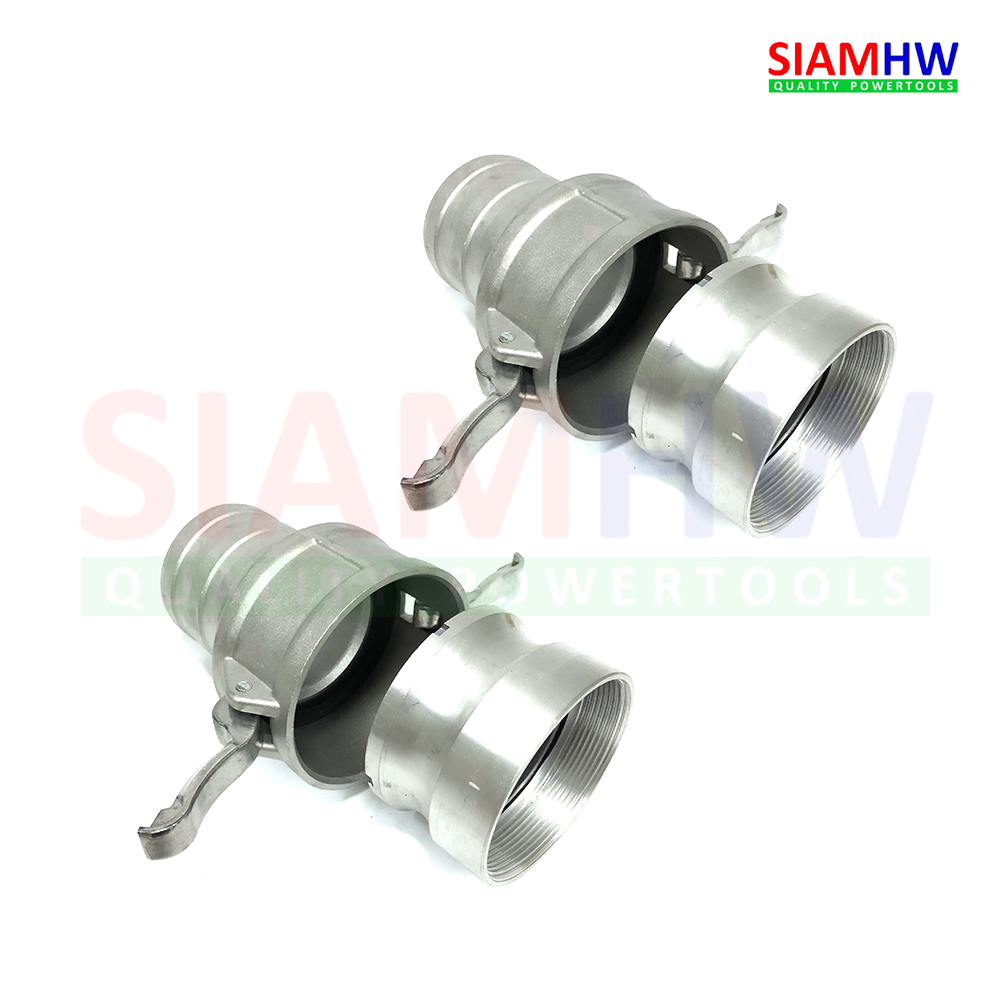 (2อัน) ข้อต่อสวมเร็ว 3นิ้ว Quick Coupling Keyless สำหรับต่อปั๊มน้ำ กับ สายดับเพลิง สายผ้าใบ สาย ...