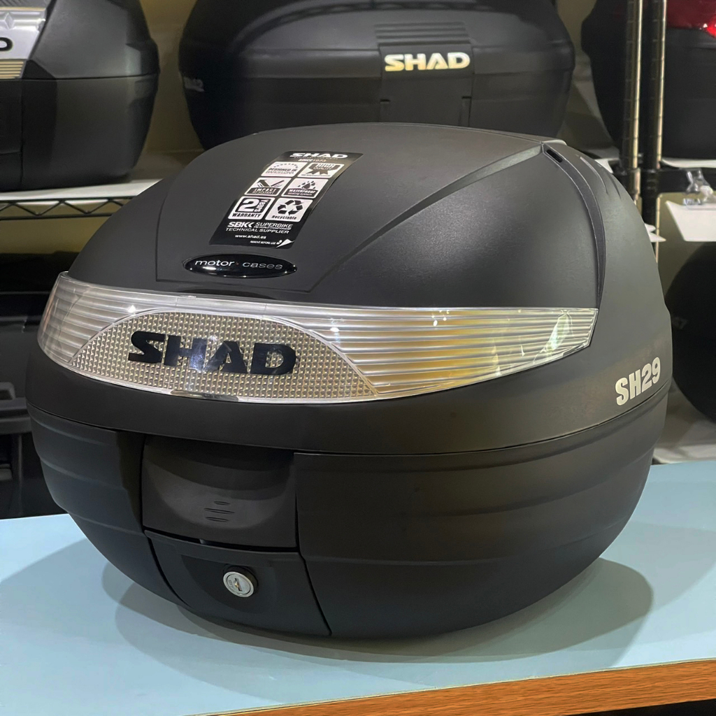 กล่องท้าย SHAD SH29 ขนาด 29 ลิตร เก็บหมวกกันน๊อค 1 ใบ | Shopee Thailand
