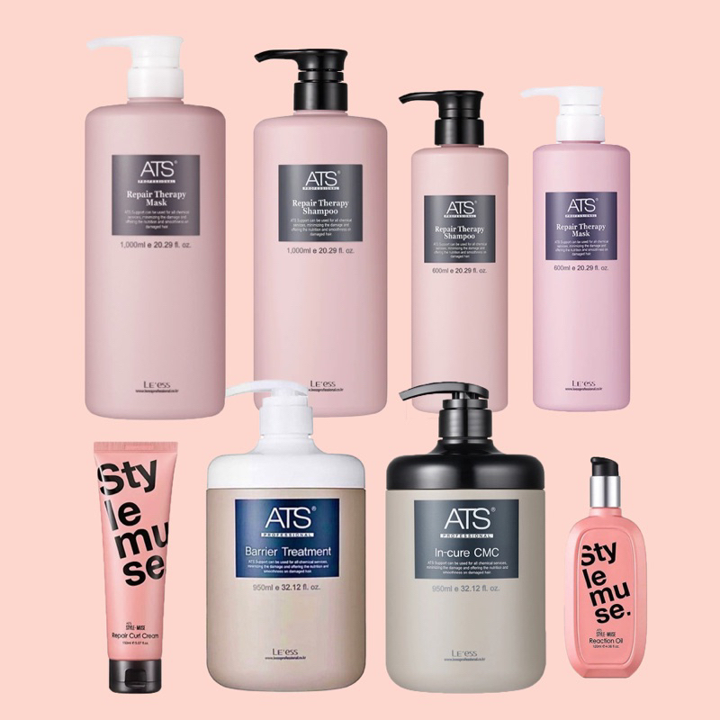 Ats repair therapy Shampoo mask serum 120 150 600 1000 ml. | Shopee ...