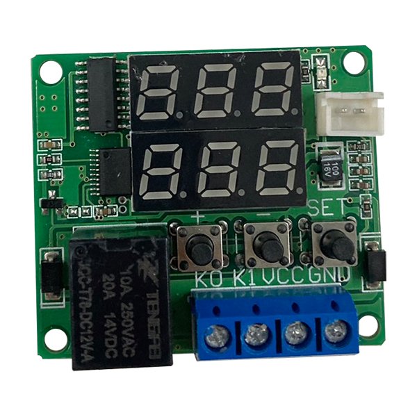 DC 12V Dual LED Digital Thermostat Temperature Controller temperature ...