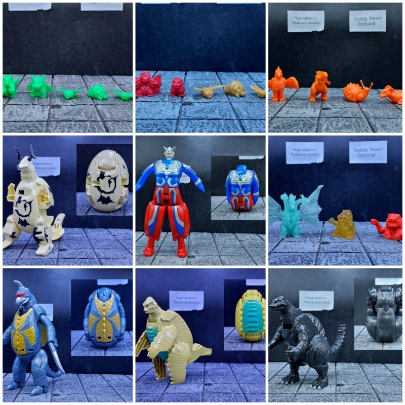 Godzilla Kaiju Urutoraman figure model gachapon ก็อตซิลล่า ไคจู อุลตร้า ...