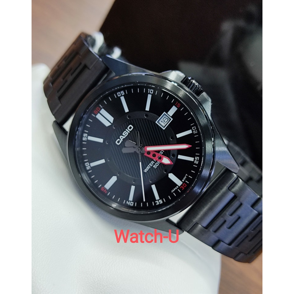 นาฬิกา CASIO สแตนเลสรมดำ MTP-E700 รุ่น MTP-E700B-1E | Shopee Thailand