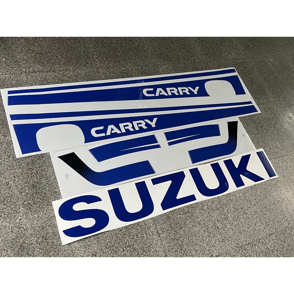 สติ๊กเกอร์แบบดั้งเดิม ติดรถ ALL NEW SUZUKI CARRY ปี 2019 sticker ติดรถ ...