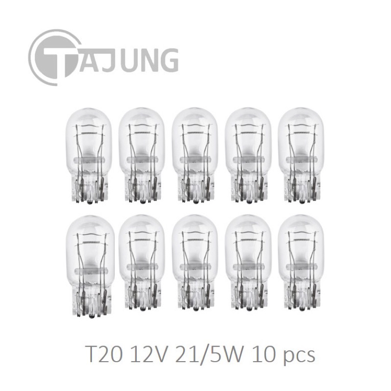 หลอดไฟท้าย ไฟเบรค ไฟถอย T20 12V 21/5W [7443], 12V 21W [7440], (10หลอด) | Shopee Thailand